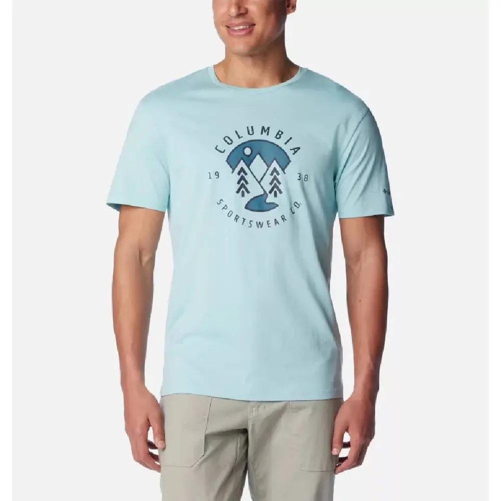 חולצה קצרה לגברים - Columbia Rapid Ridge Graphic Tee | טקטיקל זון